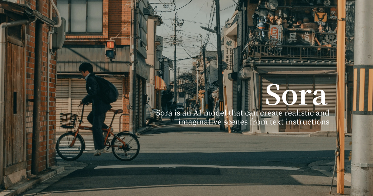 Sora | Creating video from text